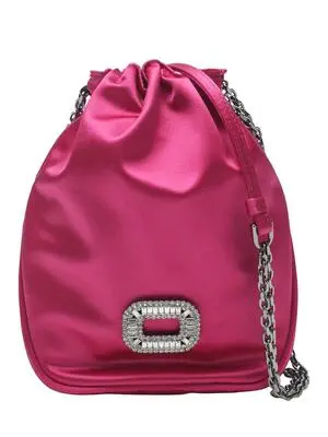 ROGER VIVIER Silk Pilgrim Bag - Pink