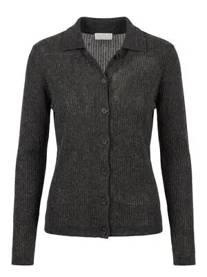 Brunello Cucinelli Silk Cardigan - Multicolor