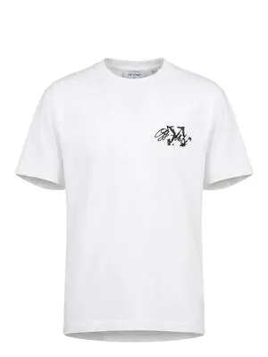 Off-White Stroke 2 Arrow Skate` T-shirt - Multicolor