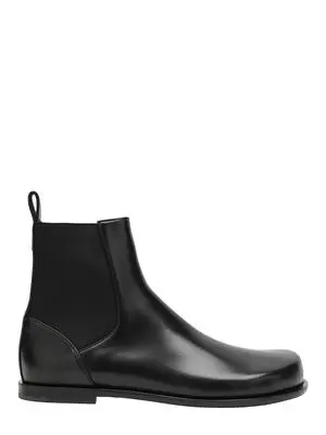 Fendi Ff Squared Chelsea Boots - Black