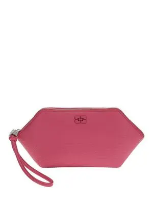 GANNI Embellished Makeup Pouch - Pink