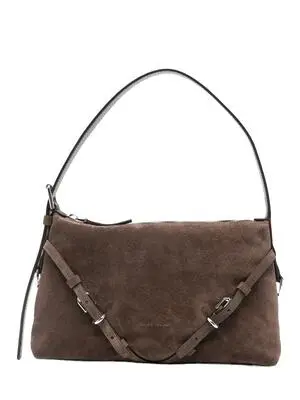 Givenchy GIVENCHY Calf Suede Shoulder Bag Brown