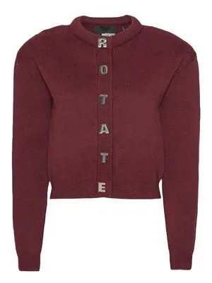 ROTATE BY BIRGER CHRISTENSEN ROTATE BY BIRGER CHRISTENSEN Cardigan With Letters Multicolor
