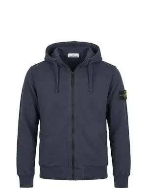 Stone Island STONE ISLAND Organic Cotton Fleece Hoodie Sweatshirt Multicolor