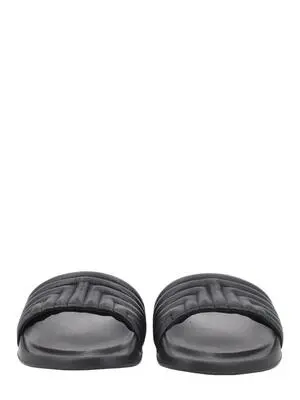 TOM FORD Leather Sandalo Slipper - Black