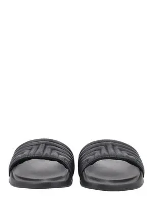 TOM FORD Leather Sandalo Slipper - Black