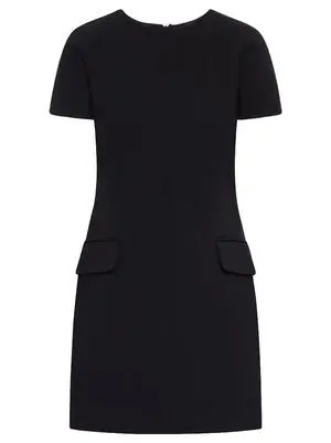 Sportmax Hourglass Crepe Jersey Dress - Black