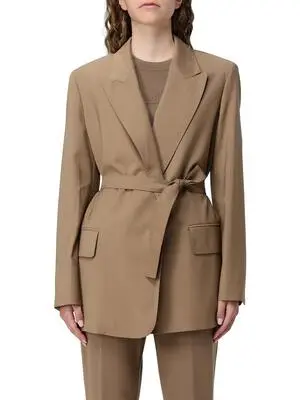 Max Mara Virgin Wool Blazer - Brown