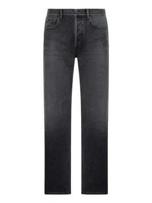 Saint Laurent Mick Long Denim Jeans - Multicolor