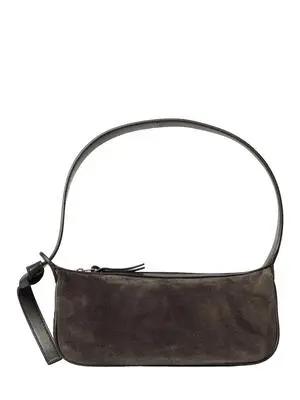 Bottega Veneta Intrecciato Suede Shoulder Bag - Multicolor