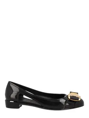 FERRAGAMO SALVATORE FERRAGAMO Nara Jelly Ballerina Black