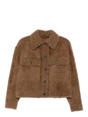 Brunello Cucinelli Shearling Jacket - Brown