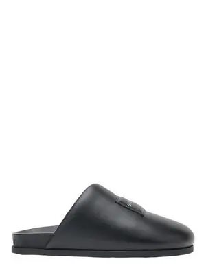 Givenchy Nappa Leather Flat Mules - Black