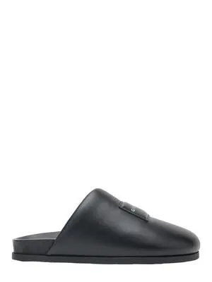 Givenchy Nappa Leather Flat Mules - Black