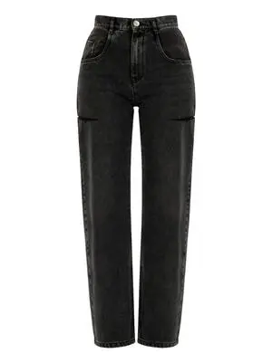 MAISON MARGIELA Jeans Con Dettaglio Cut Out - Black