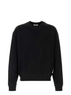 JIL SANDER Cotton Sweatshirt - Black