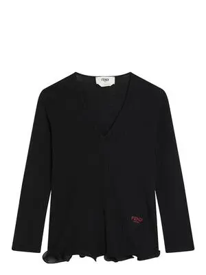 Fendi Wool Pullover - Black