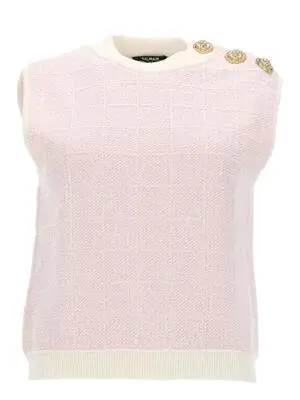 Balmain Sleeveless Top - Pink