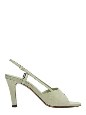 Miu Miu Miu Miu Pistachio-Colored Ayers Slingback Sandals Women Green