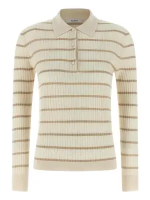 Max Mara Mxpgitano' Polo Shirt - Cream