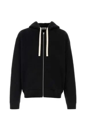 JIL SANDER Cotton Sweatshirt - Black