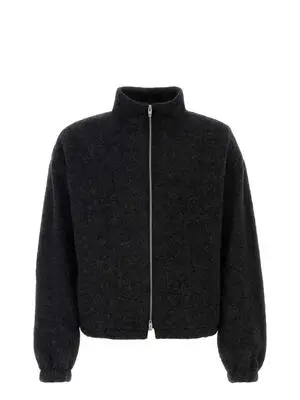 JIL SANDER JIL SANDER Charcoal Wool Blend Sweatshirt Gray