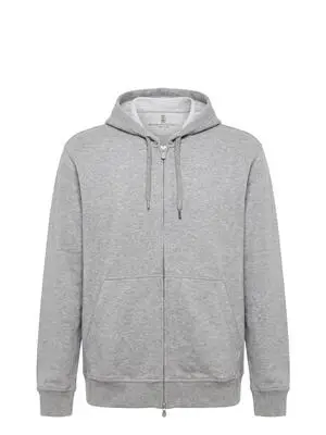 Brunello Cucinelli Cotton Hooded Sweatshirt - Multicolor