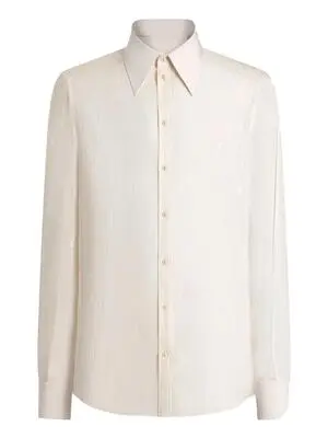 Dolce & Gabbana Silk Shirt - White