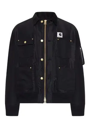 SACAI X CARHARTT Duck Jacket - Black