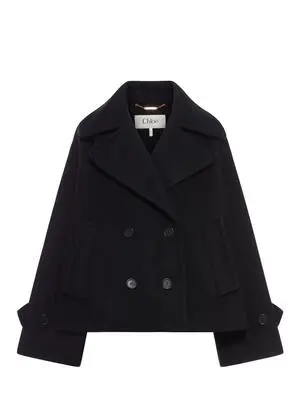 Chloé Wool Coat - Multicolor