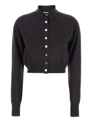 Sportmax Wool Cropped Cardigan - Multicolor