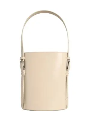 Coperni Bucket Leather Bag - Cream