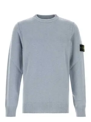 Stone Island Light Wool Blend Sweater - Blue