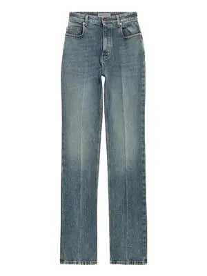 Balenciaga Denim Straight-leg Jeans - Blue