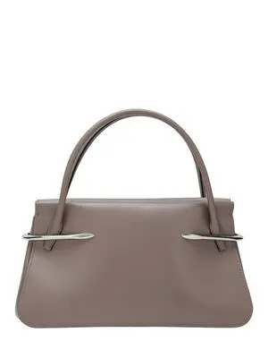 Givenchy Pinch Medium Bag In Taupe Leather - Gray