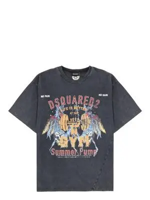Dsquared2 T-shirt With Print - Multicolor