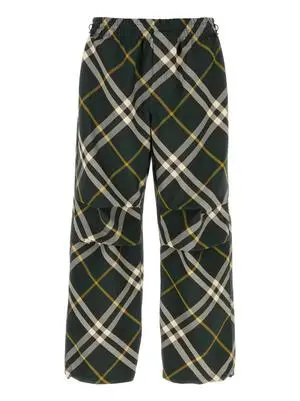 Burberry Embroidered Polyester Pant - Multicolor