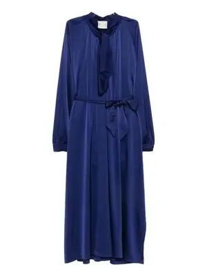 FORTE_FORTE Silk Long Dress - Multicolor