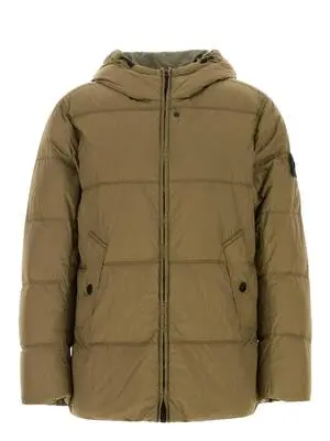 Stone Island Nylon Down Jacket - Green