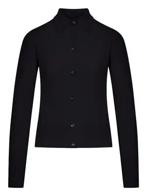 Max Mara Medeola Wool Cardigan - Black