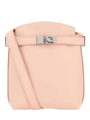 FERRAGAMO Gancini Leather Cross Body Phone Case - Pink