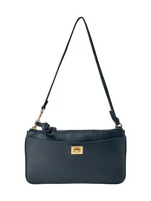 Balenciaga Leather Rodeo Phone Pouch - Black