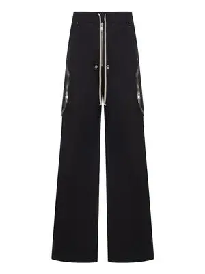 Rick Owens Pants Heizer Belas - Black