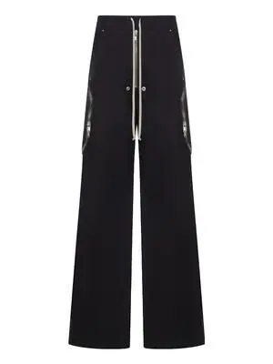 Rick Owens Heizer Belas Trousers - Black