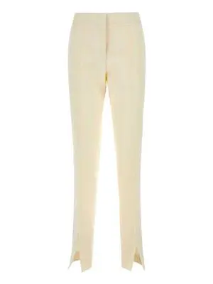 JIL SANDER Viscose Blend Pant - White