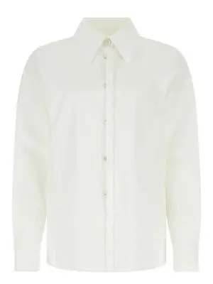 JIL SANDER Poplin Oversize Shirt - White