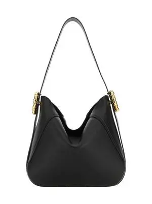 LANVIN Leather Melodie Shoulder Bag - Black