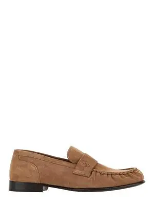 JIMMY CHOO JIMMY CHOO Suede Ellis Loafers Brown