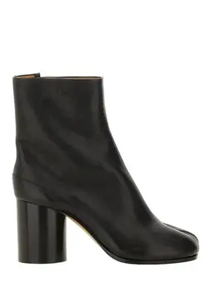 MAISON MARGIELA Leather Tabi Boots - Black