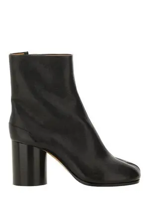 MAISON MARGIELA Leather Tabi Boots - Black